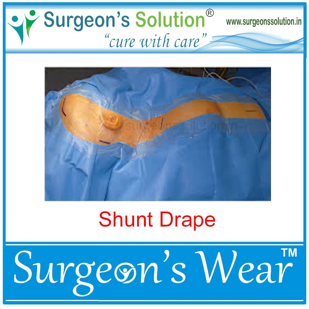 Shunt drape
